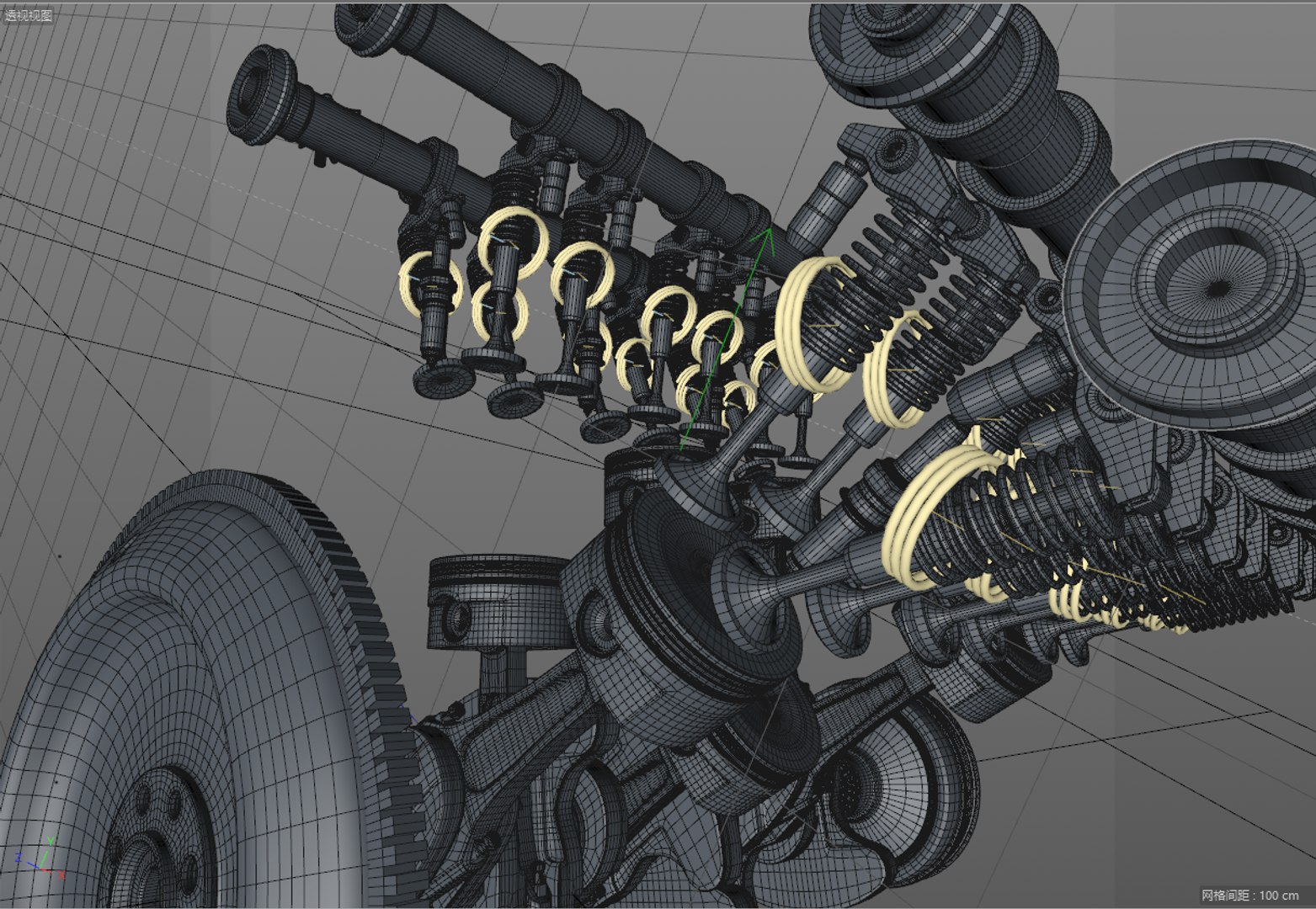 3D Model Engine V6 - TurboSquid 1415229