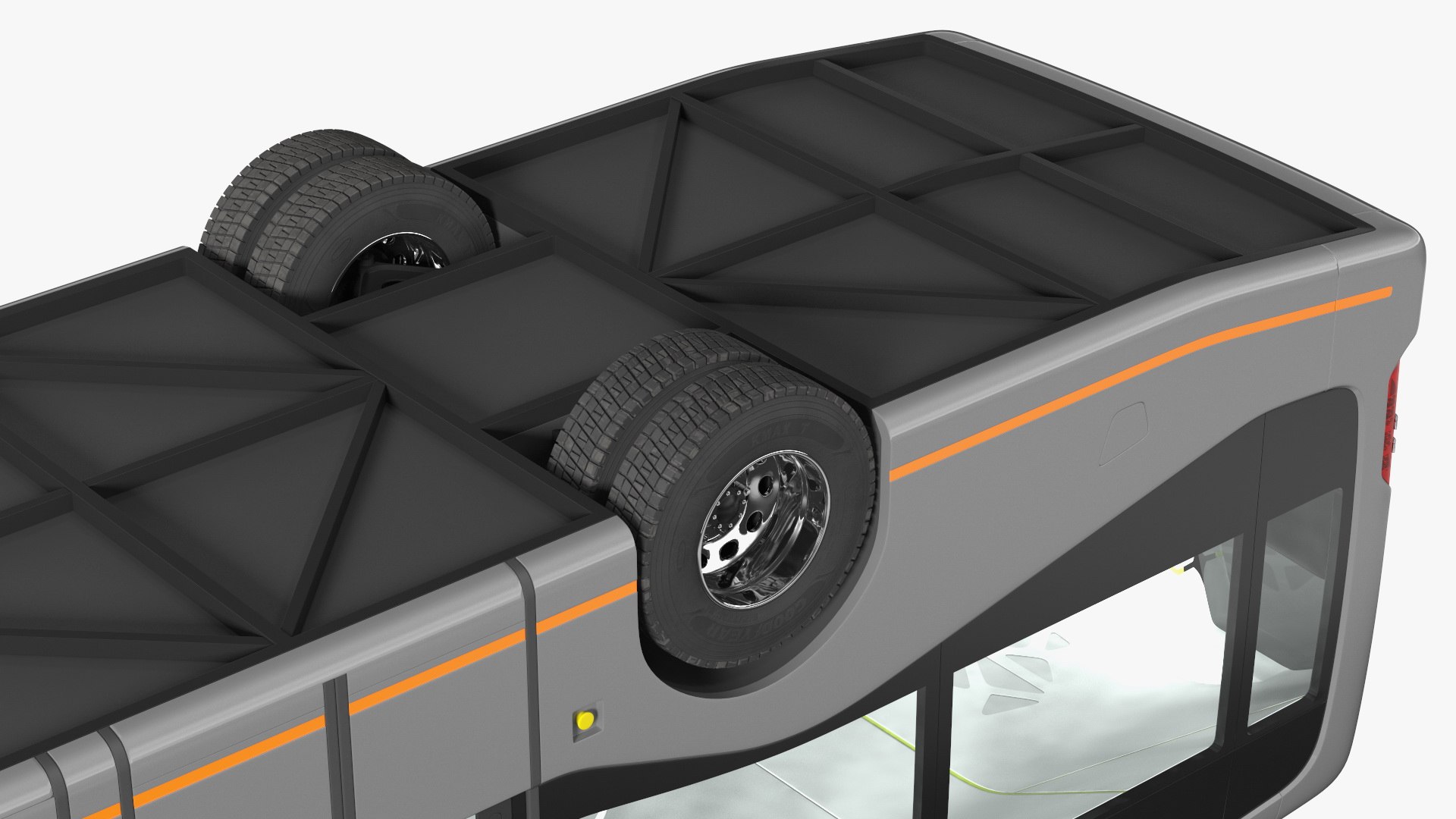 3D Mercedes Future Bus Simple Interior model - TurboSquid 1878027