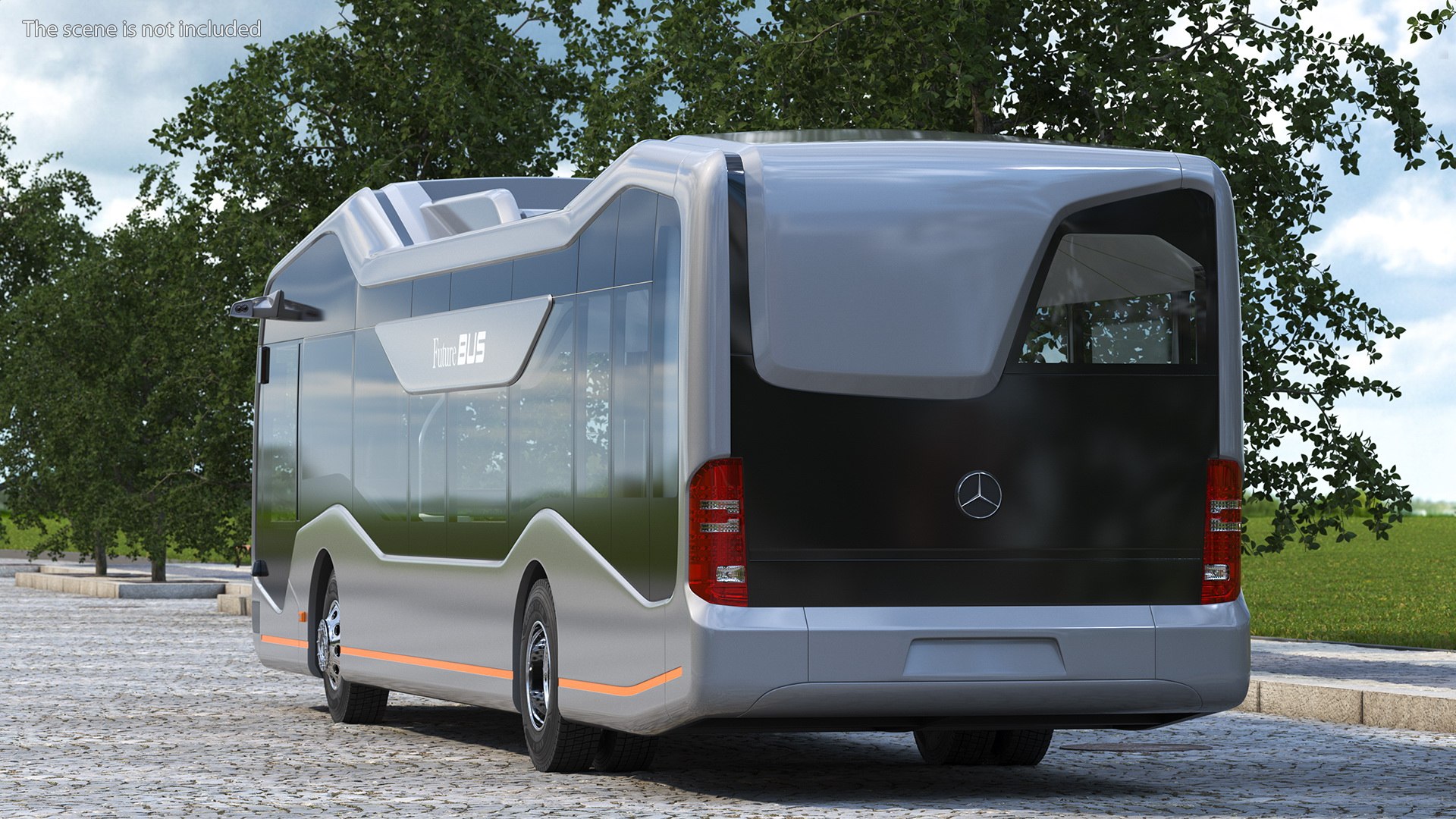 3D Mercedes Future Bus Simple Interior model - TurboSquid 1878027