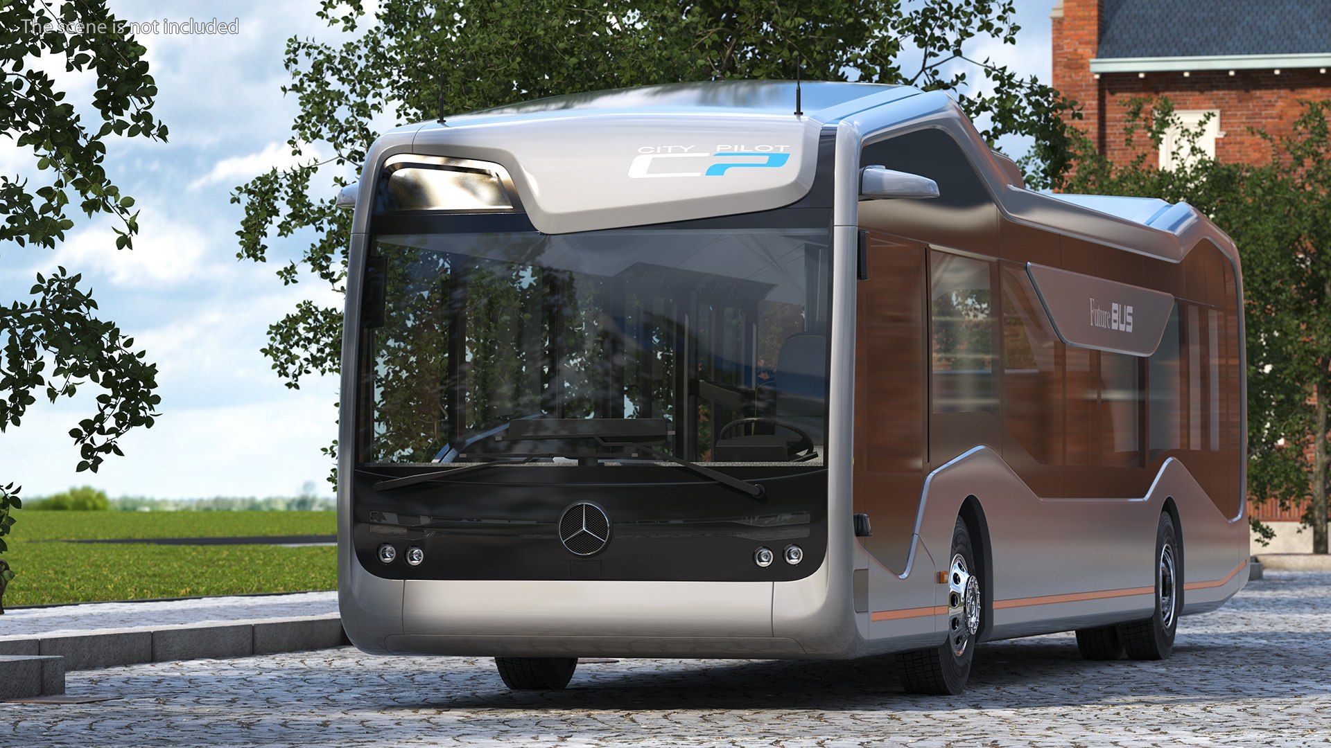 3D Mercedes Future Bus Simple Interior model - TurboSquid 1878027