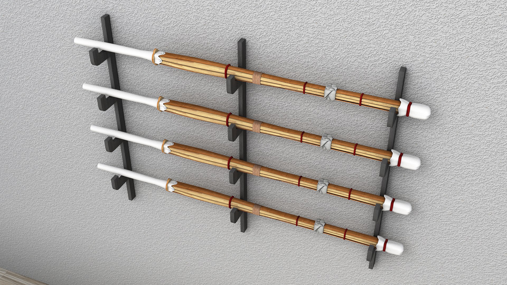 Kendo Sticks 3D - TurboSquid 1925899