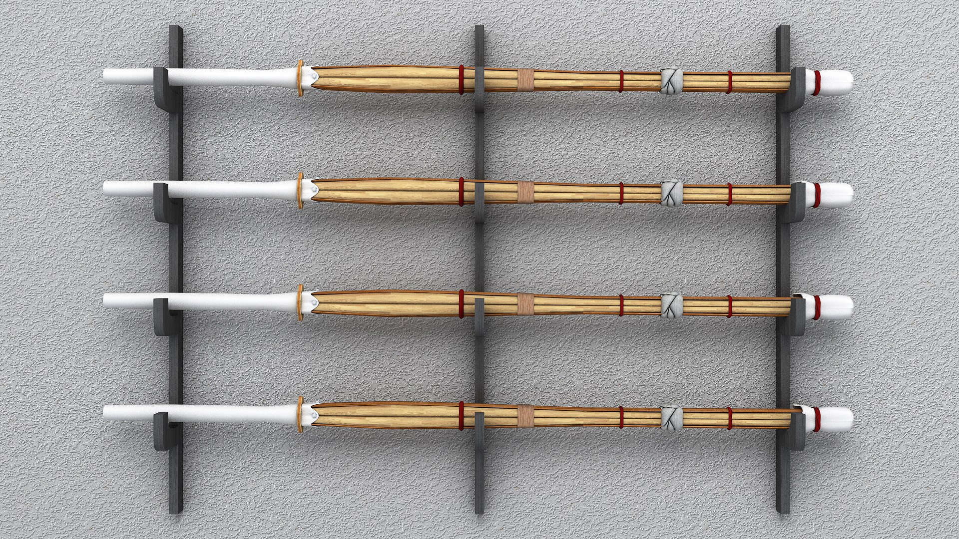 Kendo Sticks 3D - TurboSquid 1925899