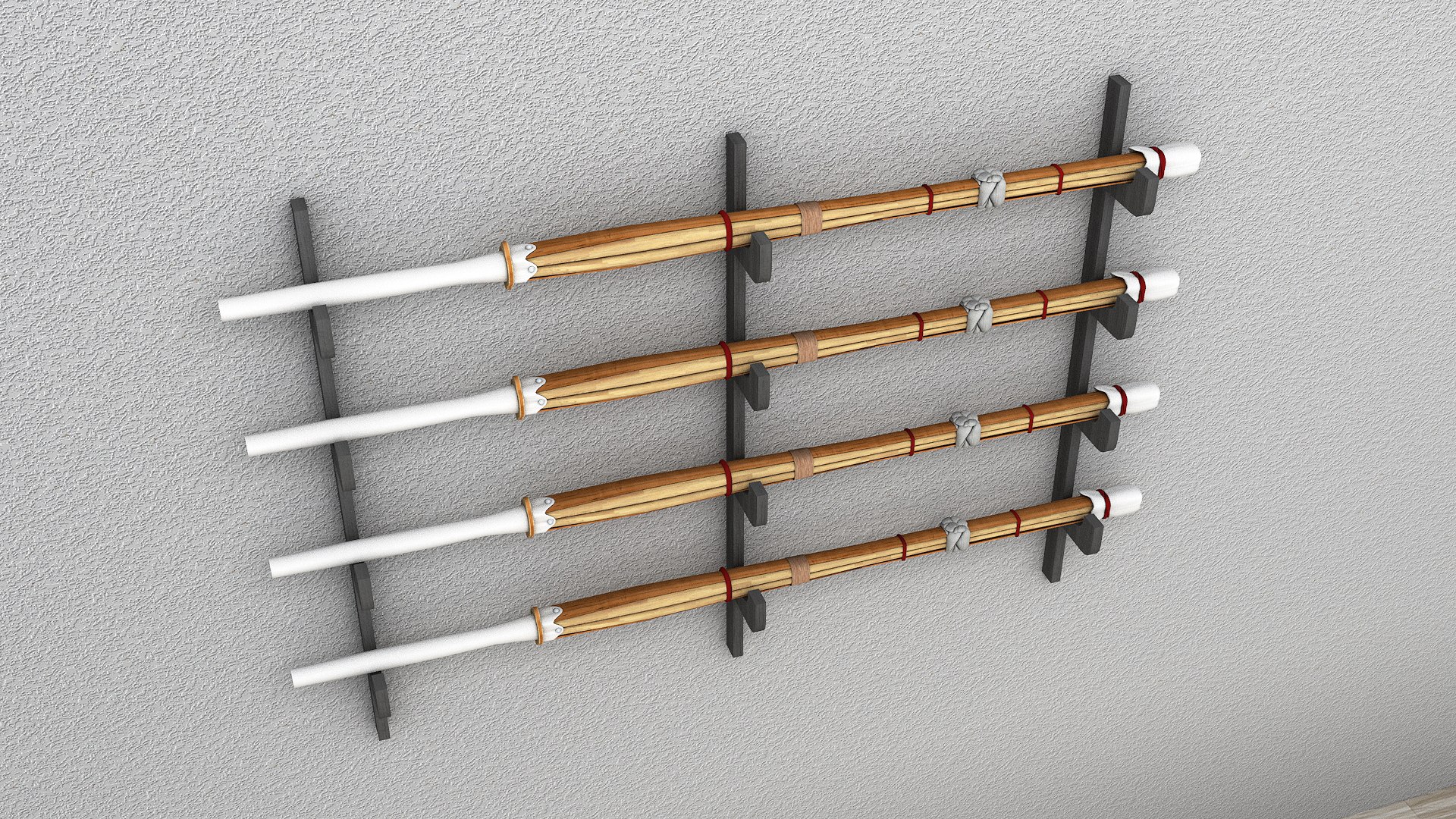 Kendo Sticks 3D - TurboSquid 1925899