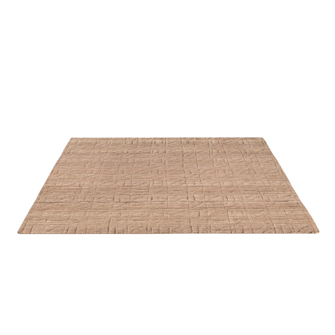 Kinari Wool Rug Ivory Burnt Caramel 3D Model - TurboSquid 2367499