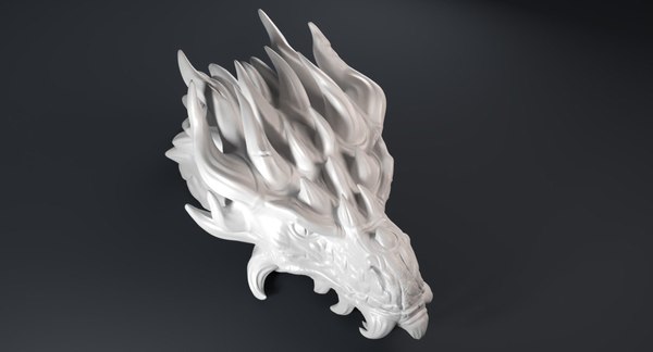 Dragon head sculpture 3D model - TurboSquid 1520861
