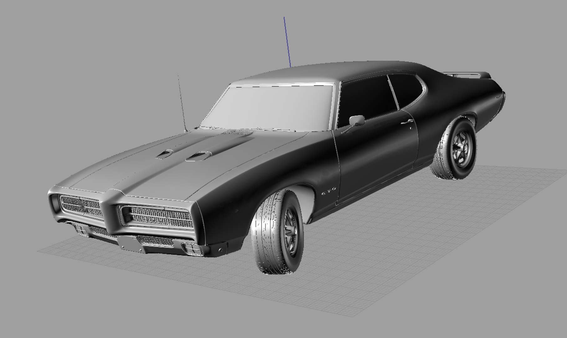 3d Model Pontiac Gto Judge 400