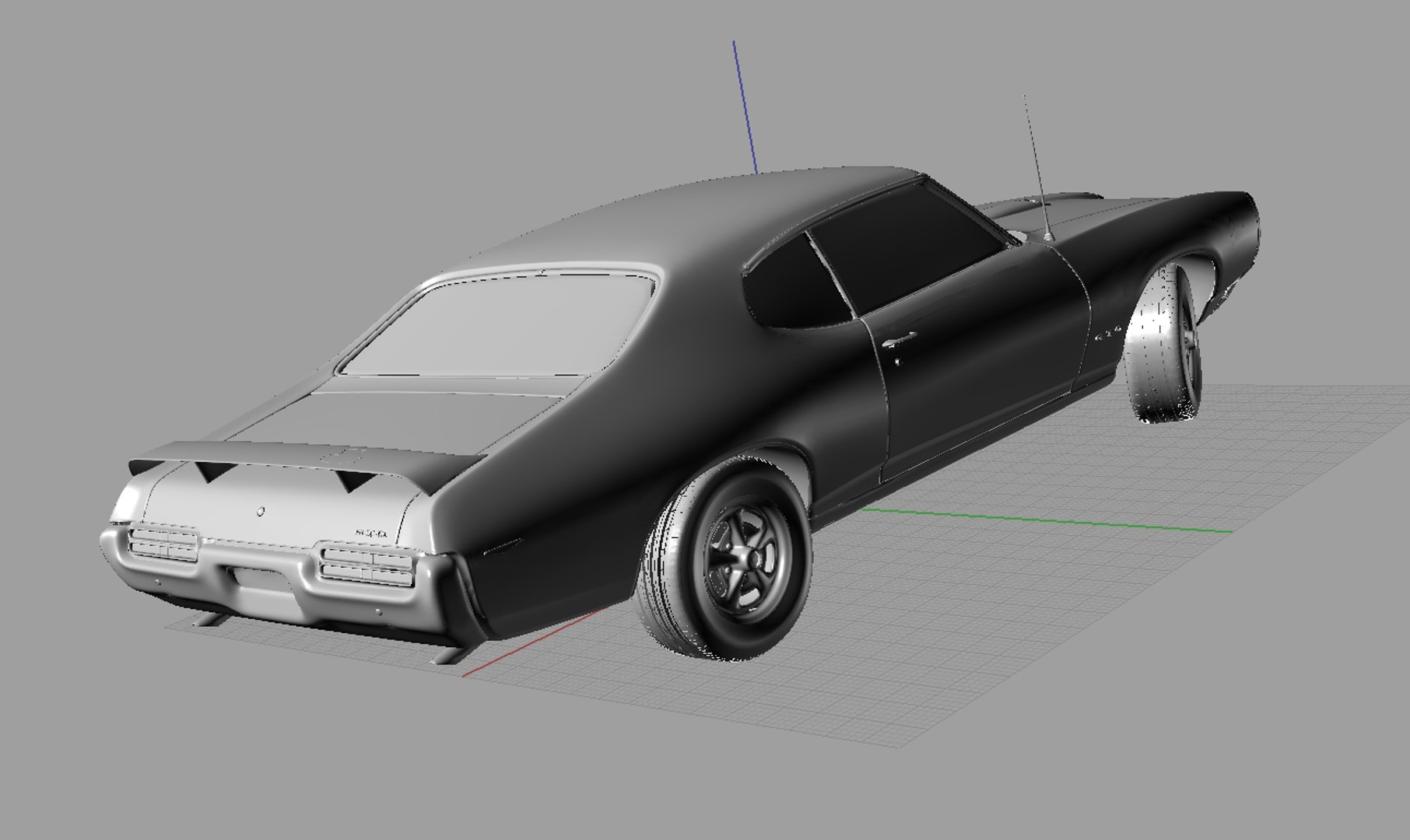 3d Model Pontiac Gto Judge 400