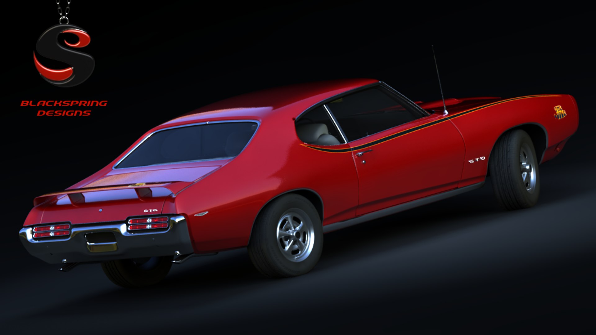 3d Model Pontiac Gto Judge 400