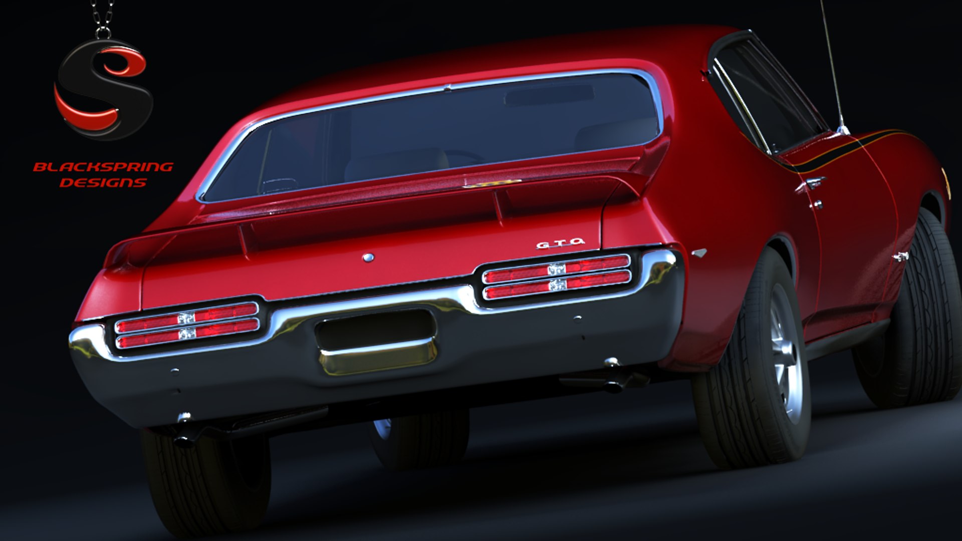3d Model Pontiac Gto Judge 400