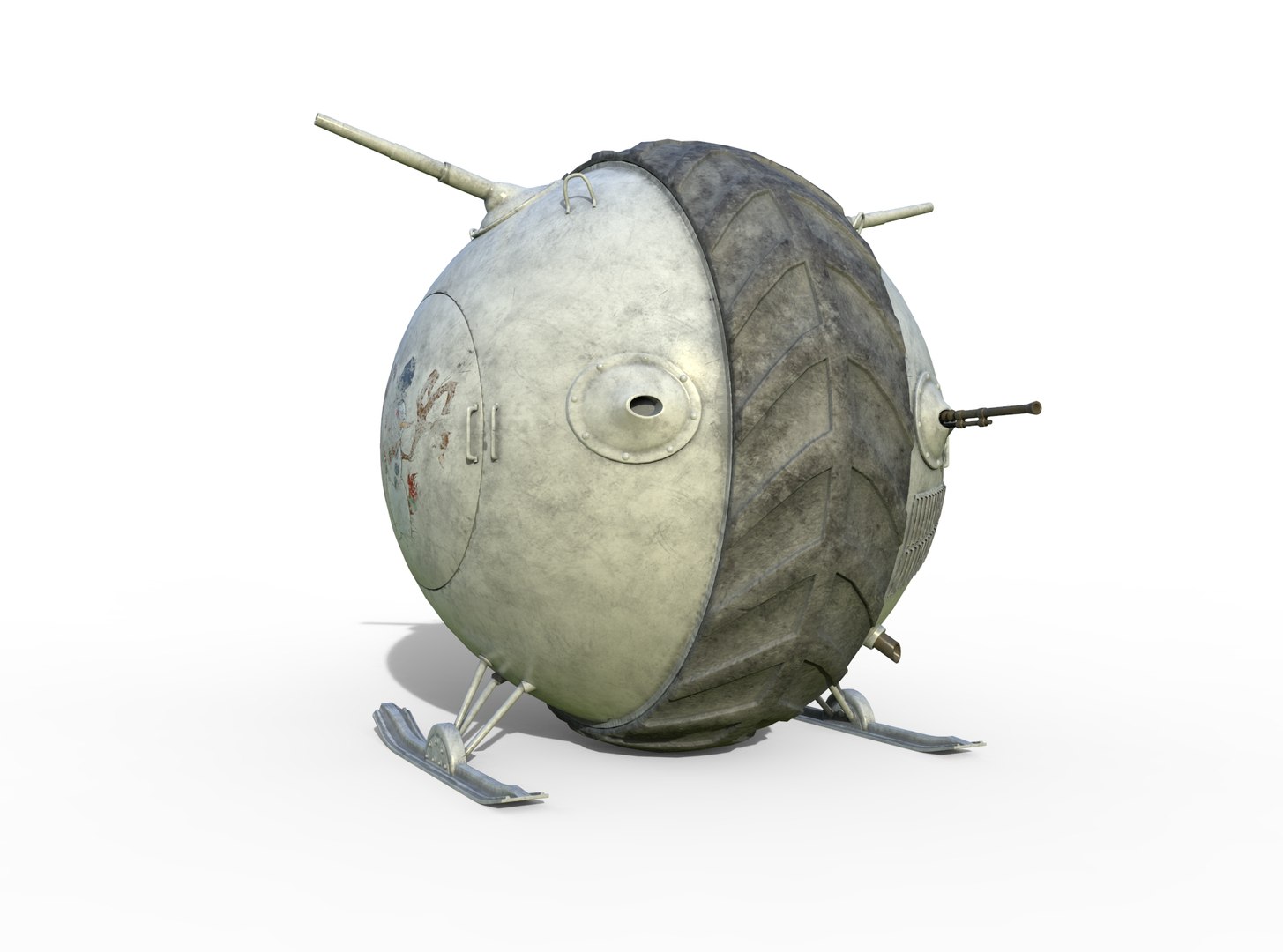 3D Tank Ball Metallic - TurboSquid 1436520