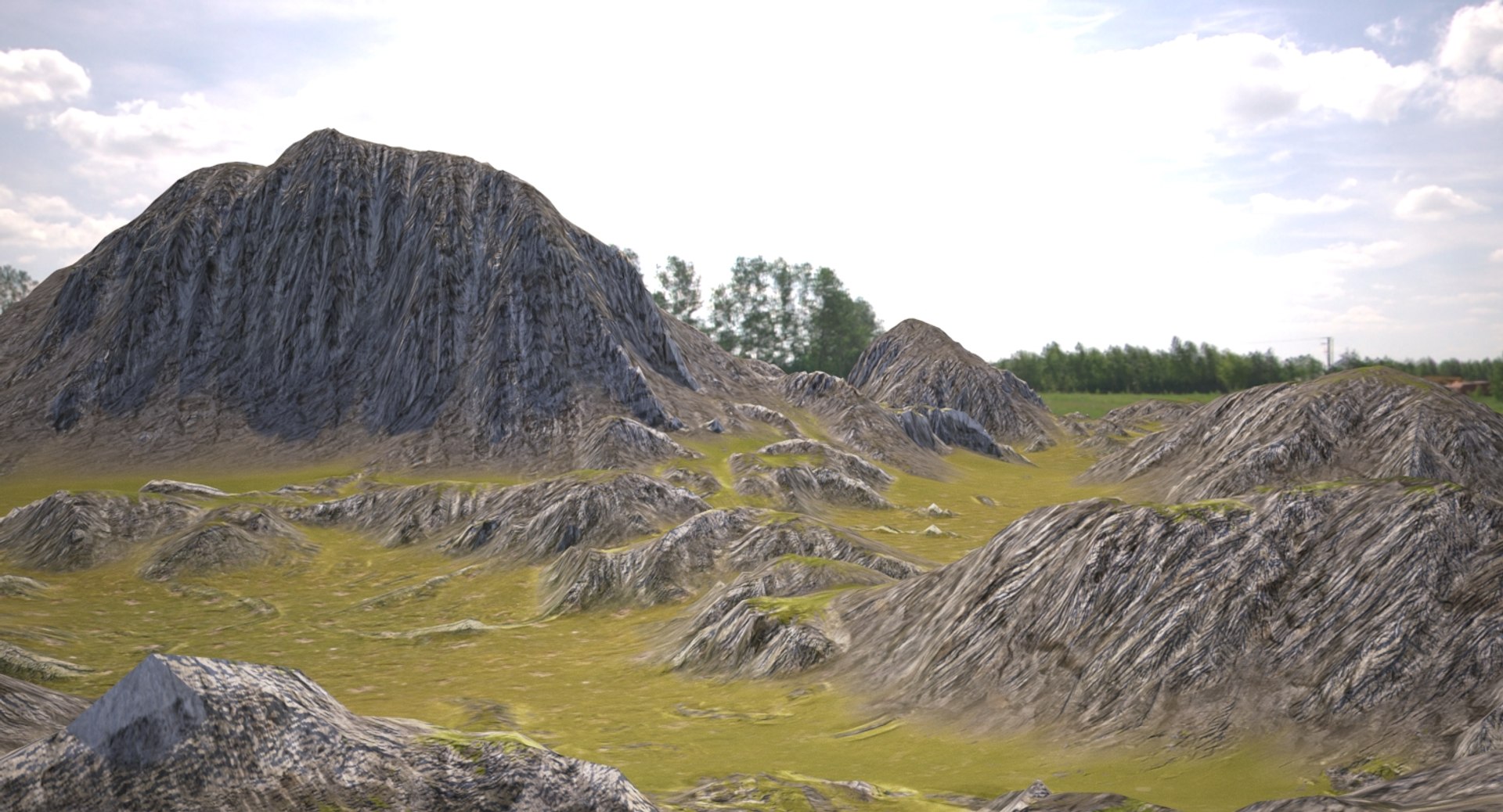 3d Hills Terrain