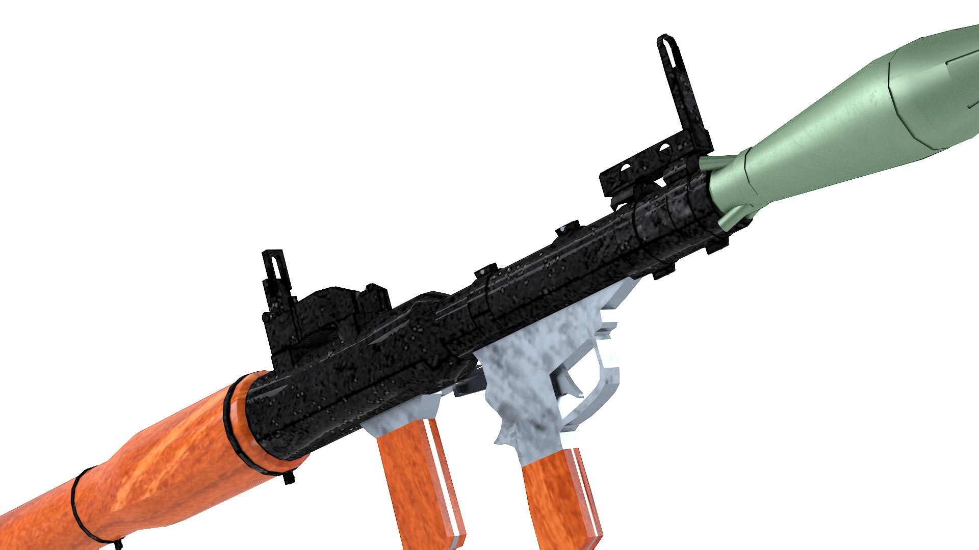 3D Rpg-7 Rpg Rocket - TurboSquid 1450227