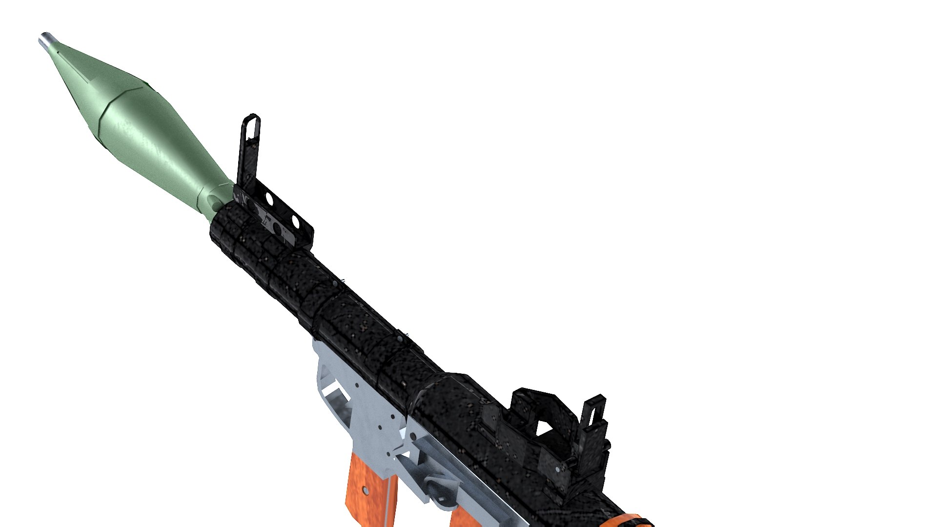 3D Rpg-7 Rpg Rocket - TurboSquid 1450227