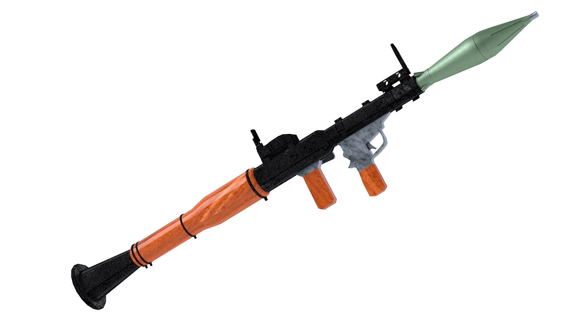 3D Rpg-7 Rpg Rocket - TurboSquid 1450227