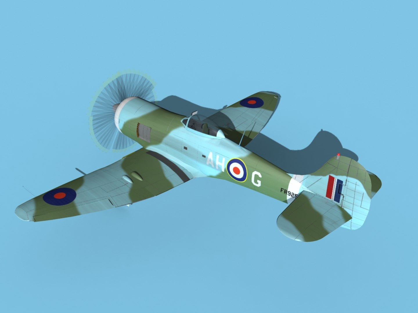 3D Propeller Hawker Tempest - TurboSquid 1489306