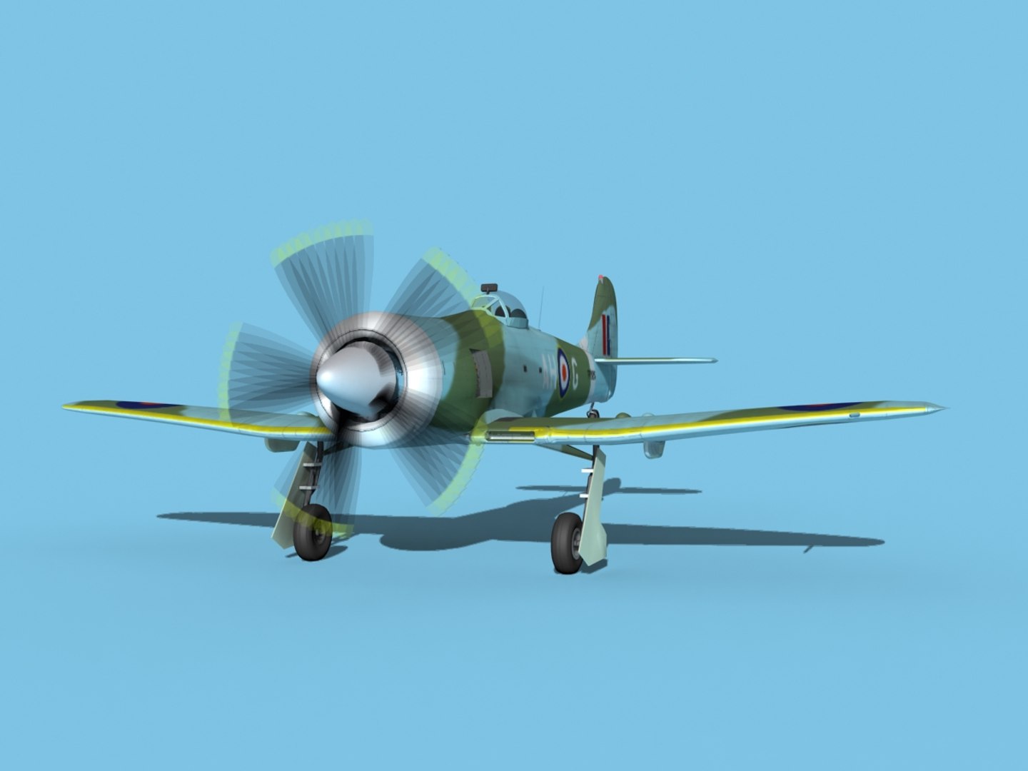 3D Propeller Hawker Tempest - TurboSquid 1489306