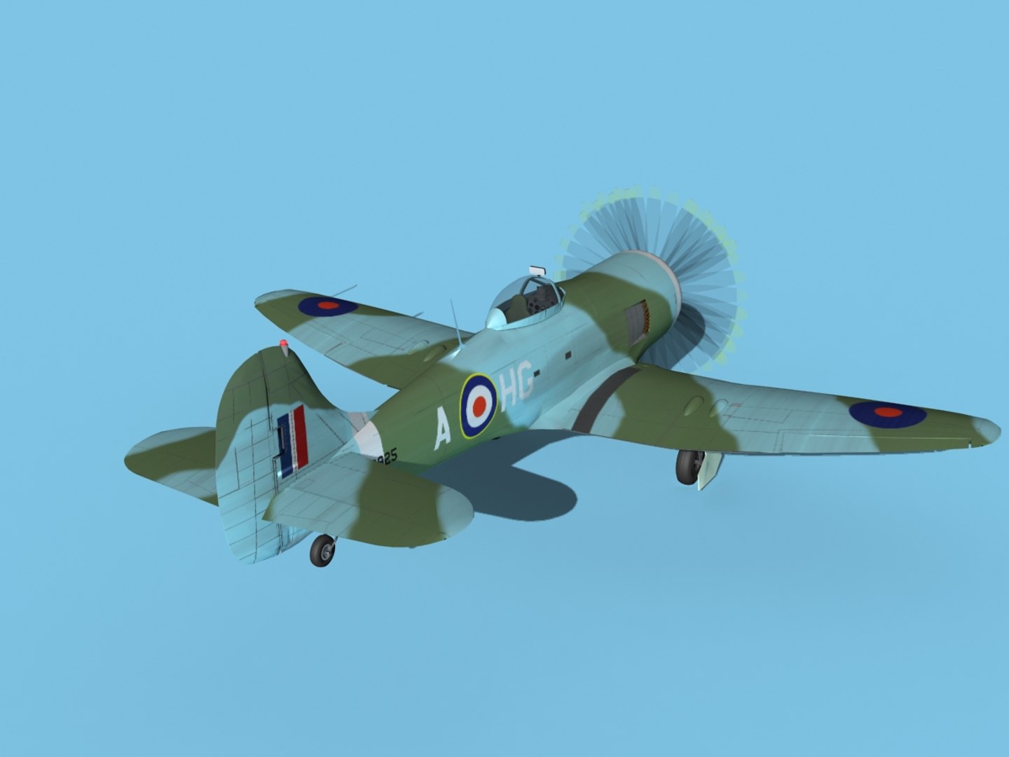 3D Propeller Hawker Tempest - TurboSquid 1489306
