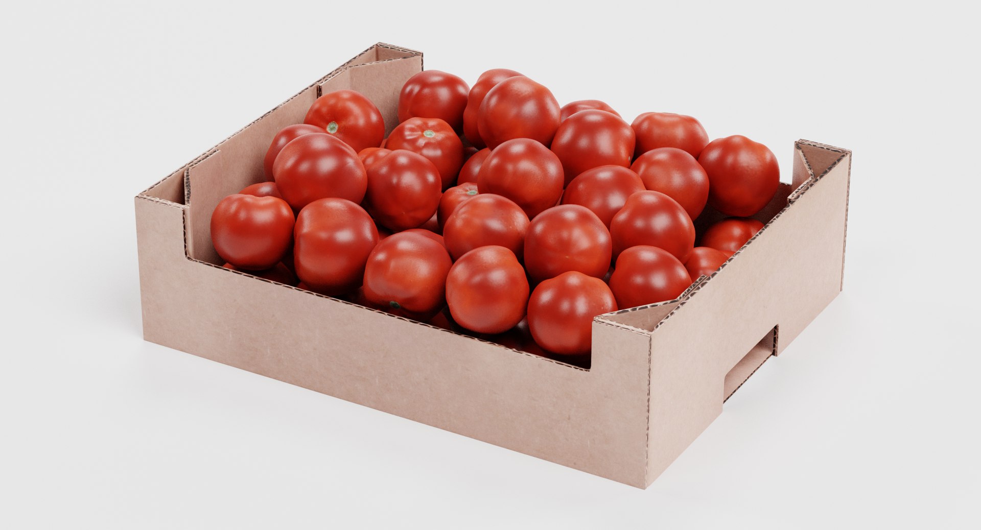 Tomatoes Box Model - TurboSquid 1405451