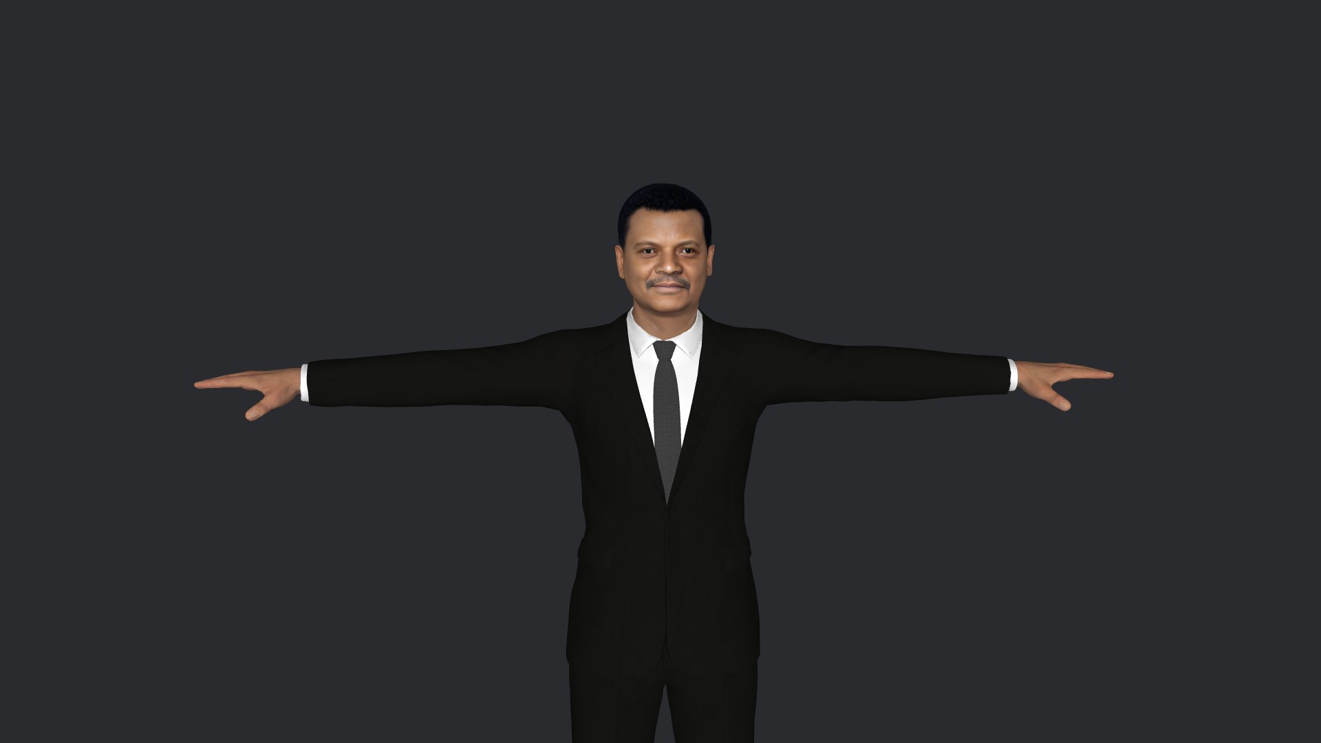 Joseph Ngute Hyper Realistic Full Body Fully Rigged 3D Character 3D ...