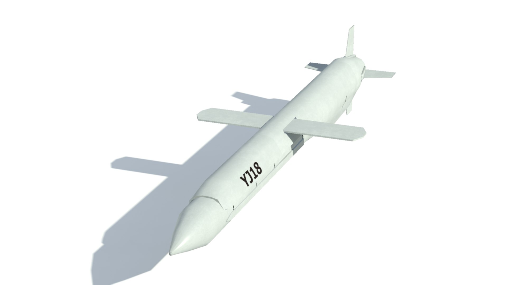 3D Chinese Anti Ship Cruise Missile Yj18 - TurboSquid 1887873