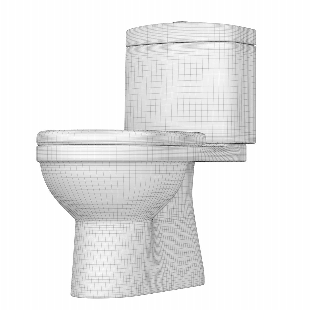 Piece Ewc Toilet 3D Model - TurboSquid 1693620
