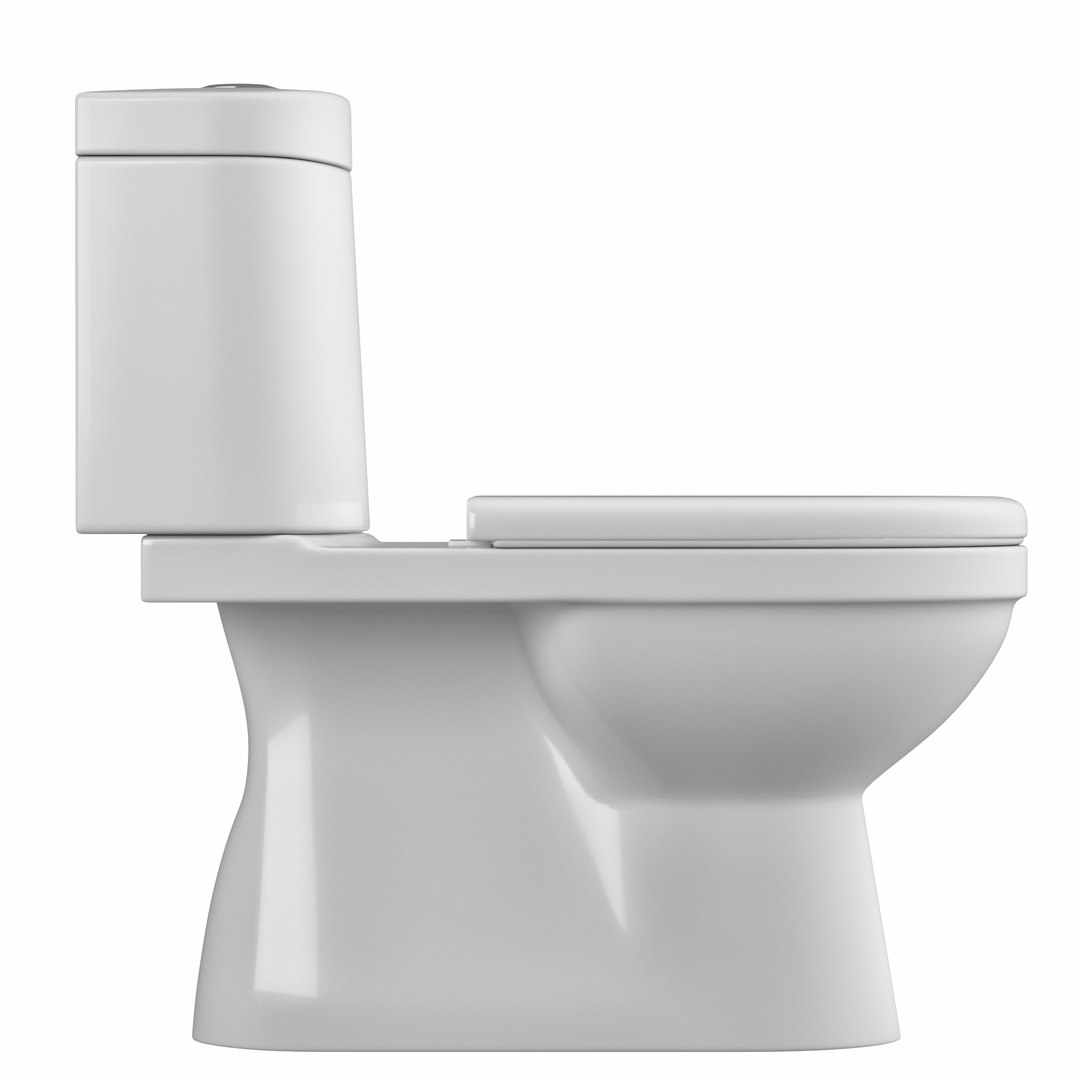Piece Ewc Toilet 3D Model - TurboSquid 1693620