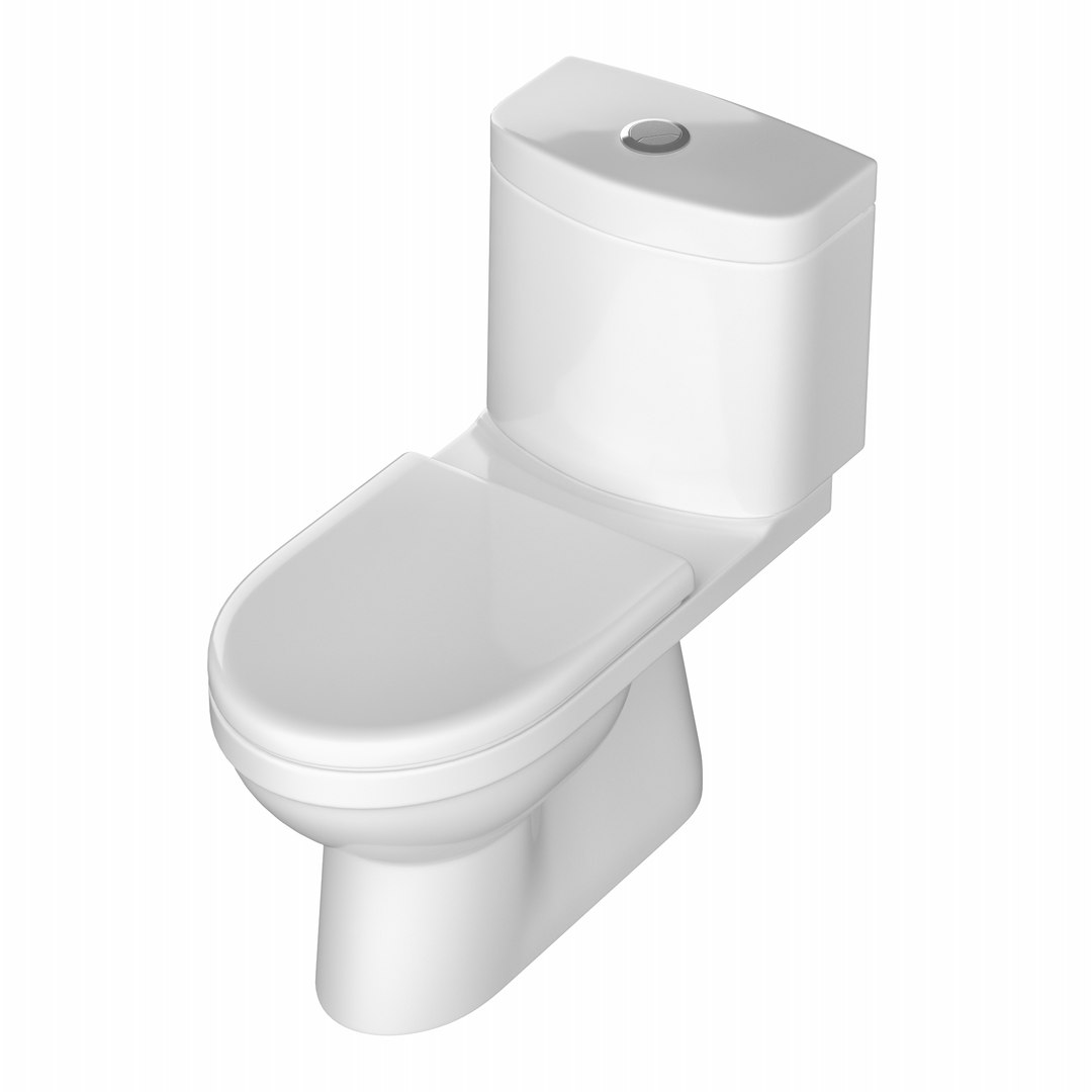 Piece Ewc Toilet 3D Model - TurboSquid 1693620