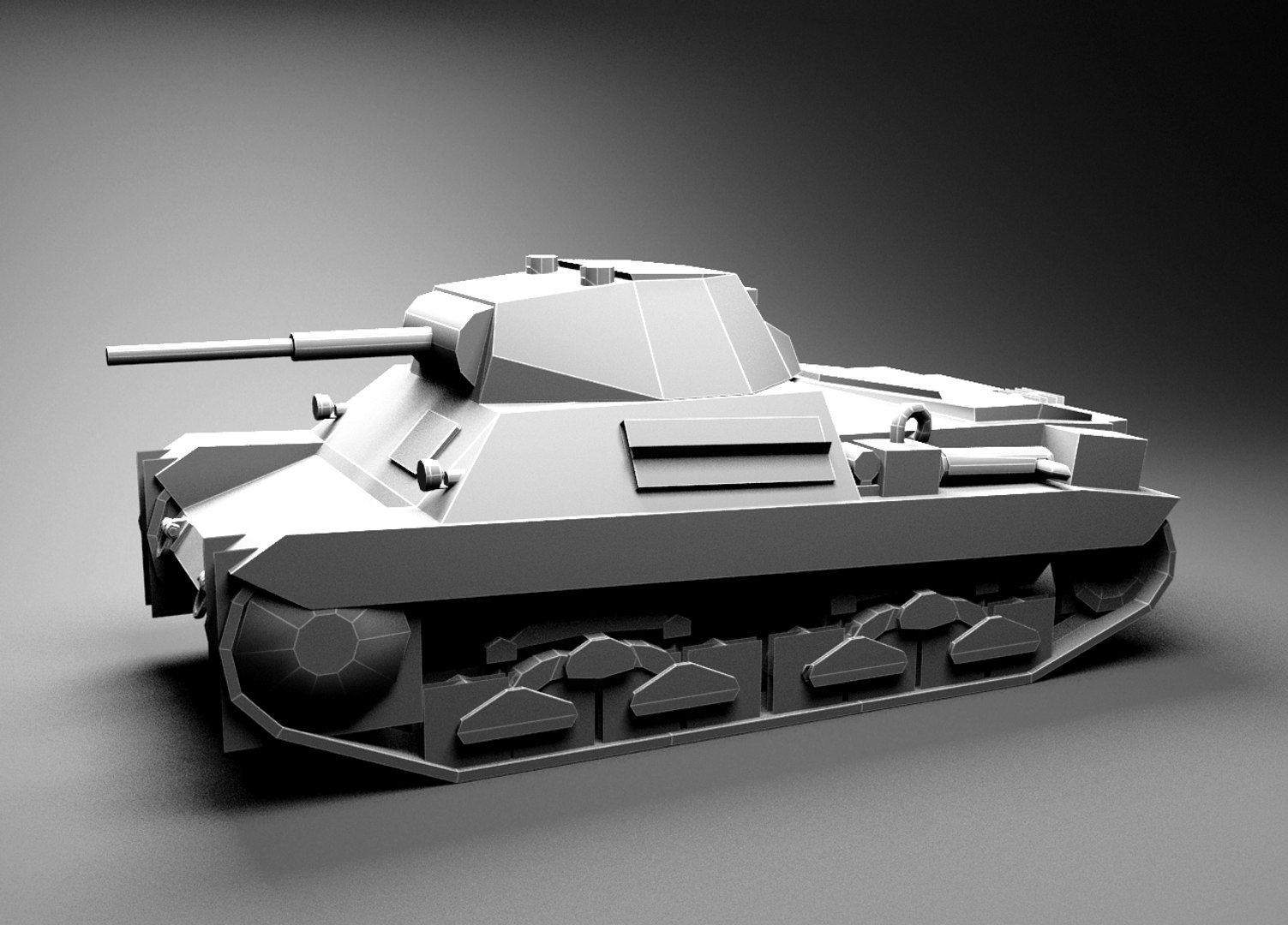 3ds Max Carro Armato P26-40