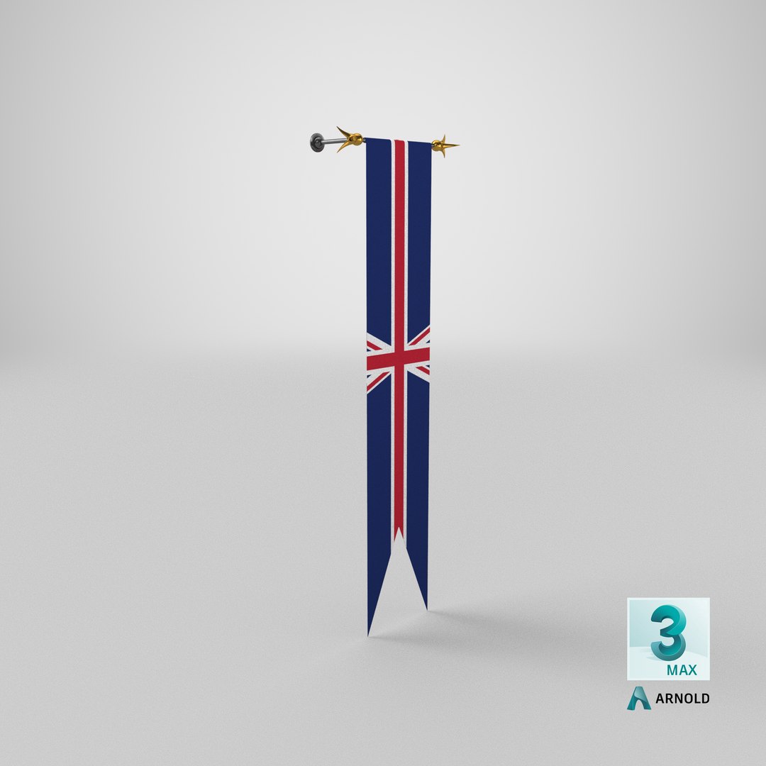 3D British Flag V1 - TurboSquid 1881416