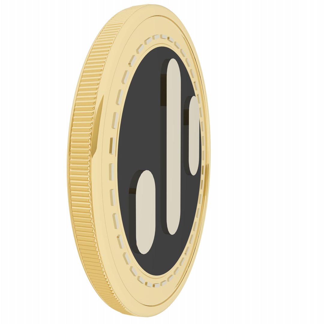 3D Dynamic Trading Rights Cryptocurrency Gold Coin Model - TurboSquid ...