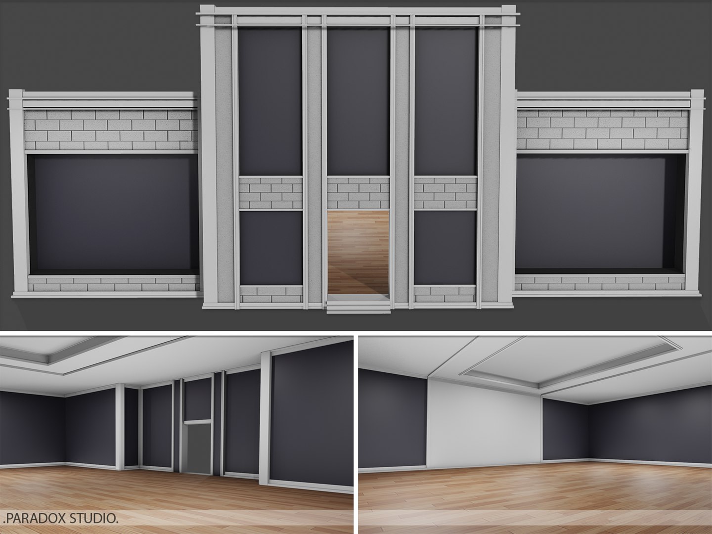 3D PARADOX STUDIO Commercial Build 001 Model - TurboSquid 2112593