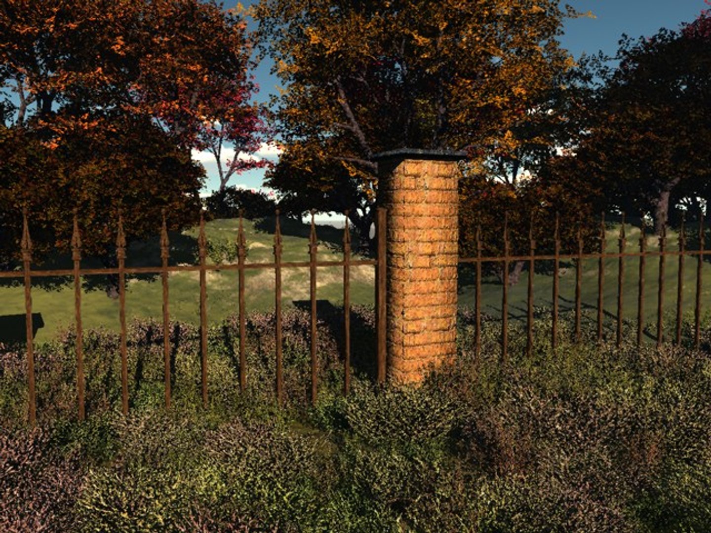 Maya Fence Exterior Landscaping