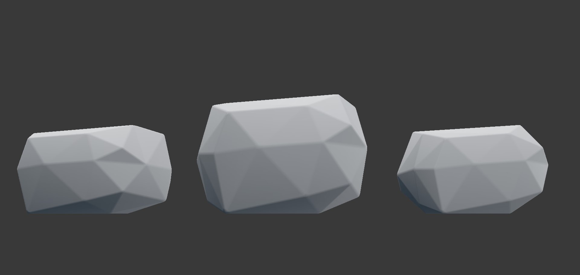 Geometric seat set 3D - TurboSquid 1221541