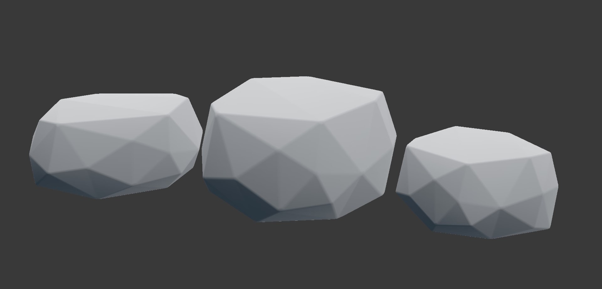 Geometric seat set 3D - TurboSquid 1221541