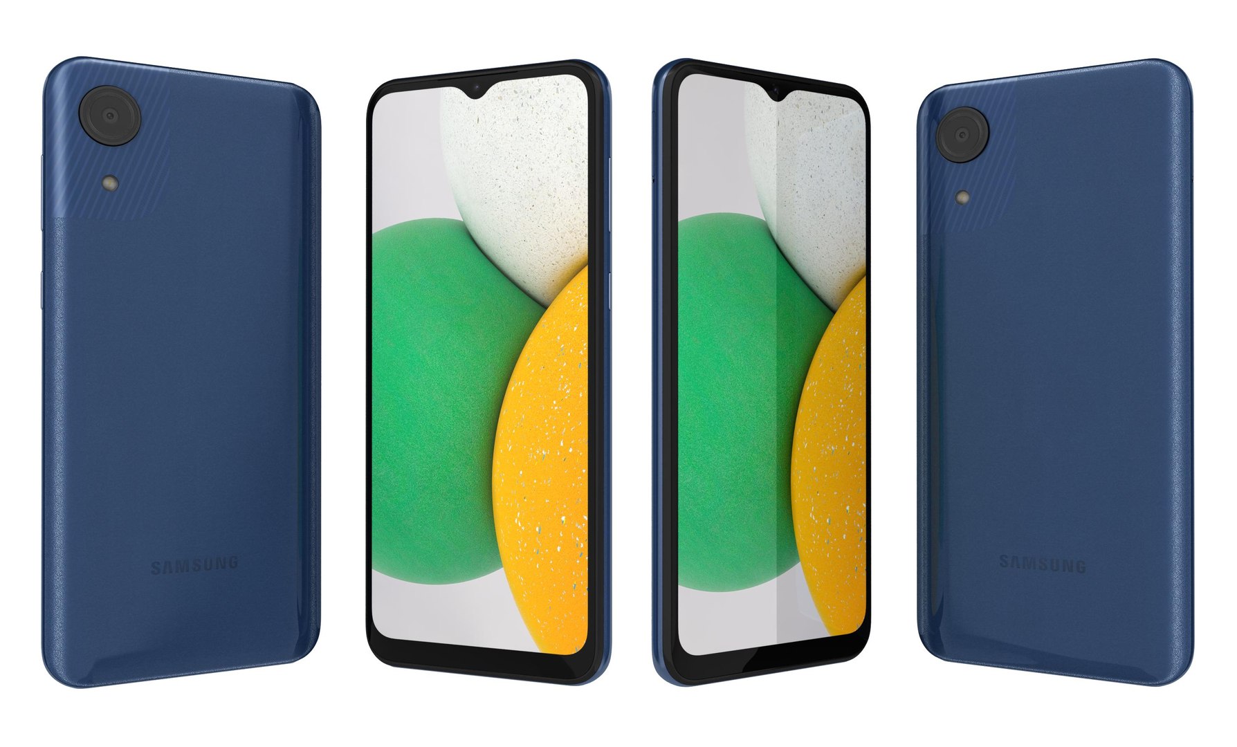 3D Samsung Galaxy A03 Core Blue - TurboSquid 1841194