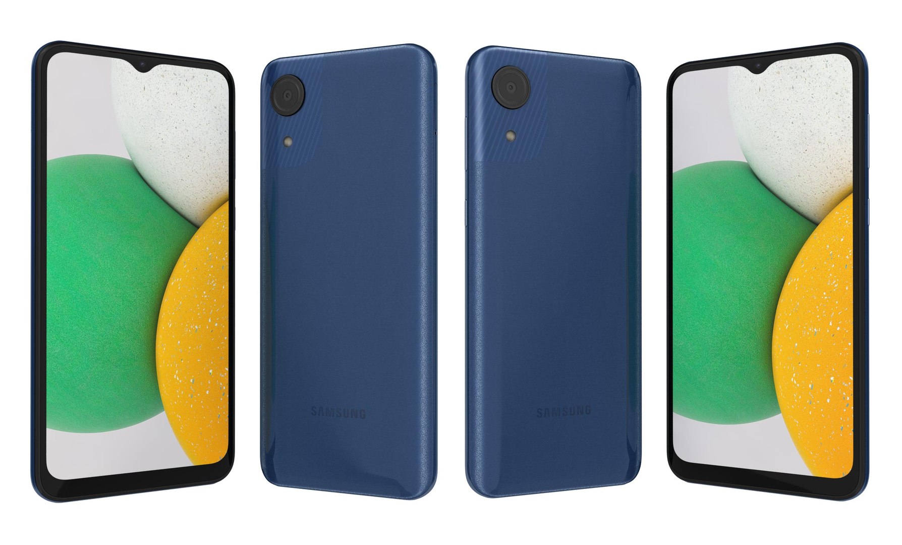 3D Samsung Galaxy A03 Core Blue - TurboSquid 1841194