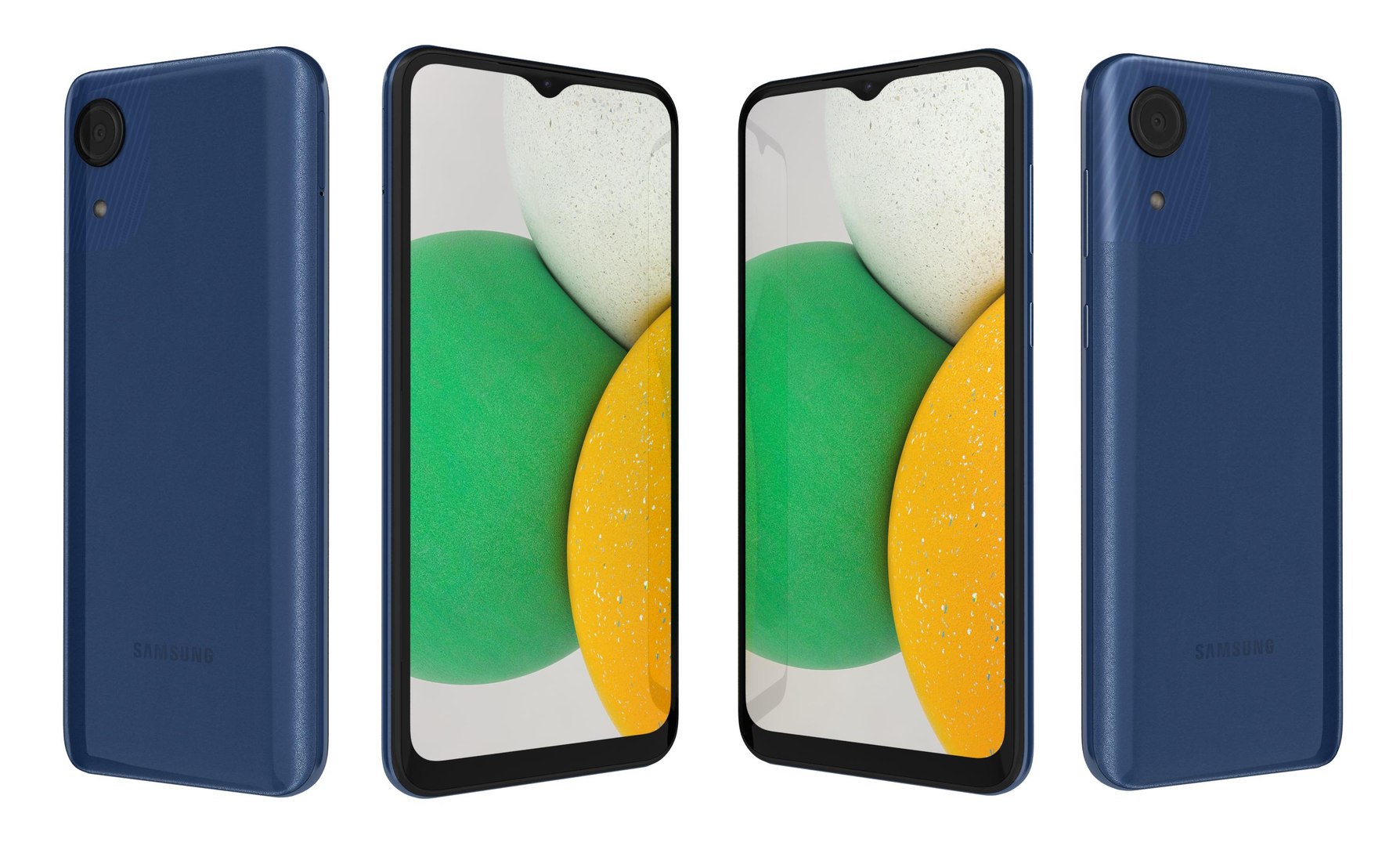 3D Samsung Galaxy A03 Core Blue - TurboSquid 1841194