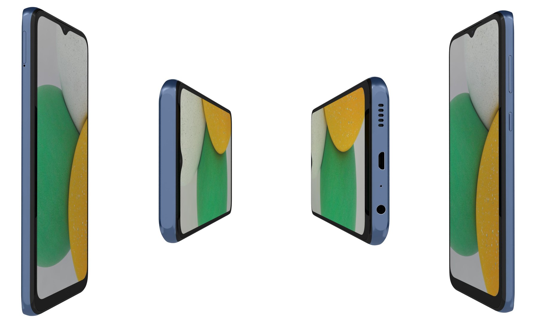 3D Samsung Galaxy A03 Core Blue - TurboSquid 1841194