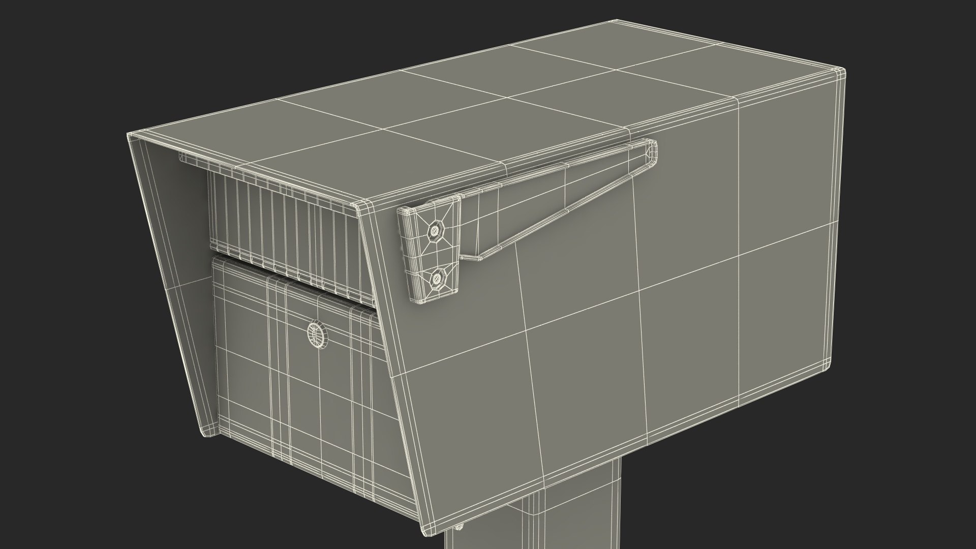 Locking Mailbox 3D - TurboSquid 2015855