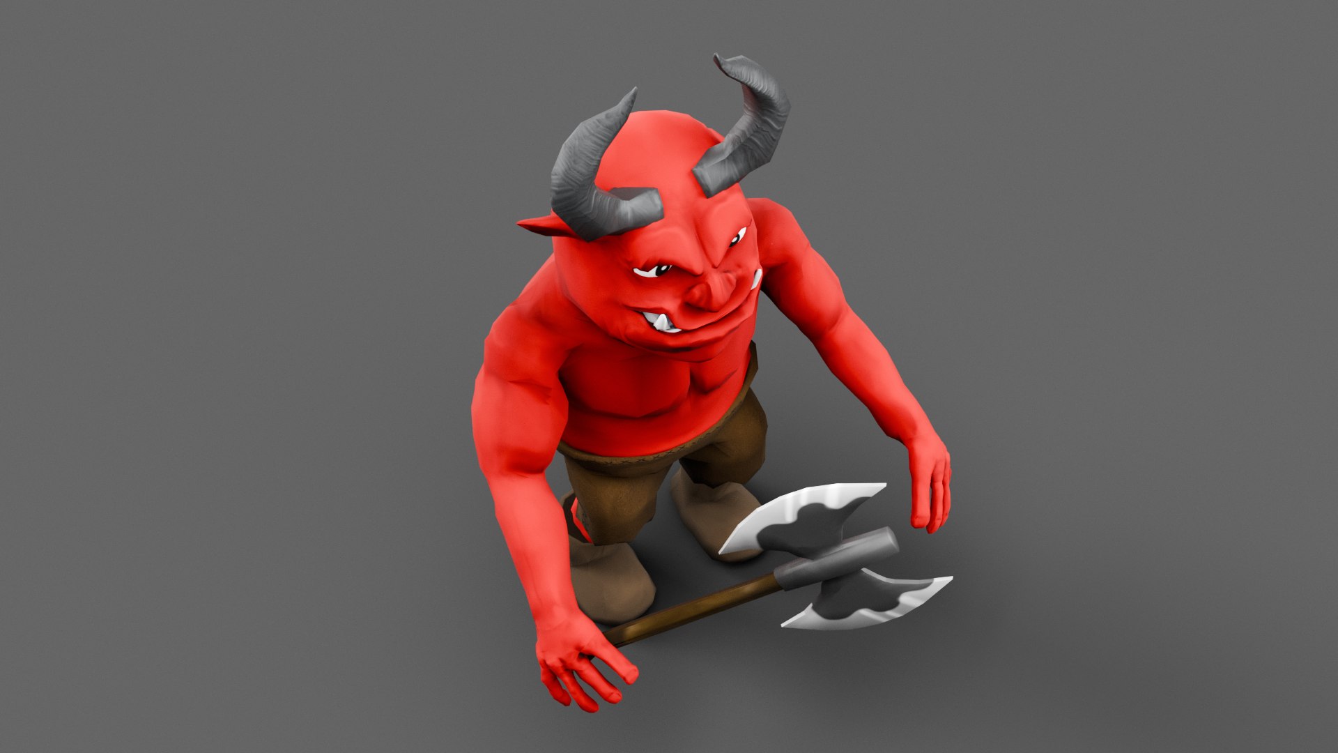 Stylized Demon Troll 3D Model - TurboSquid 2337279