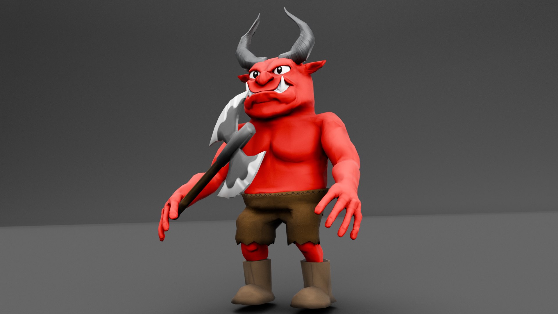 Stylized Demon Troll 3D Model - TurboSquid 2337279