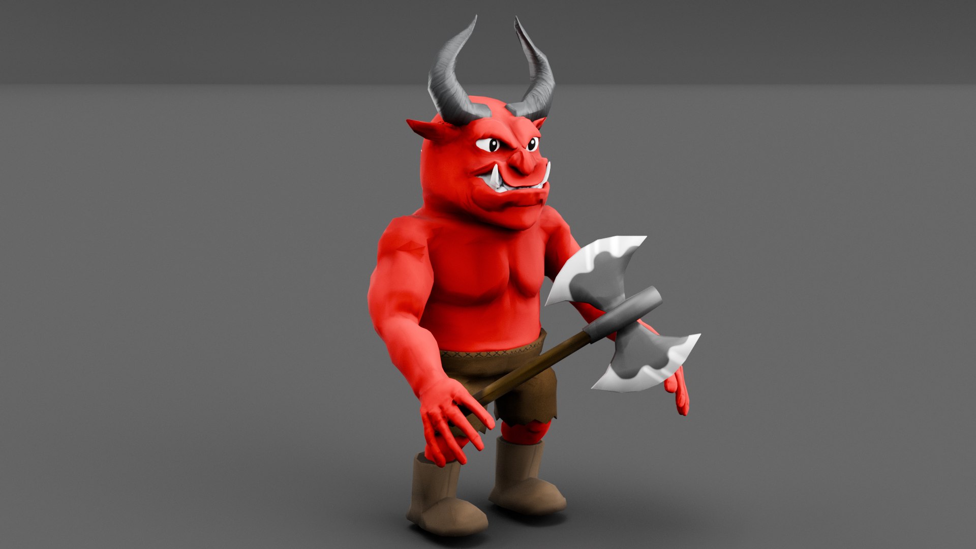Stylized Demon Troll 3D Model - TurboSquid 2337279
