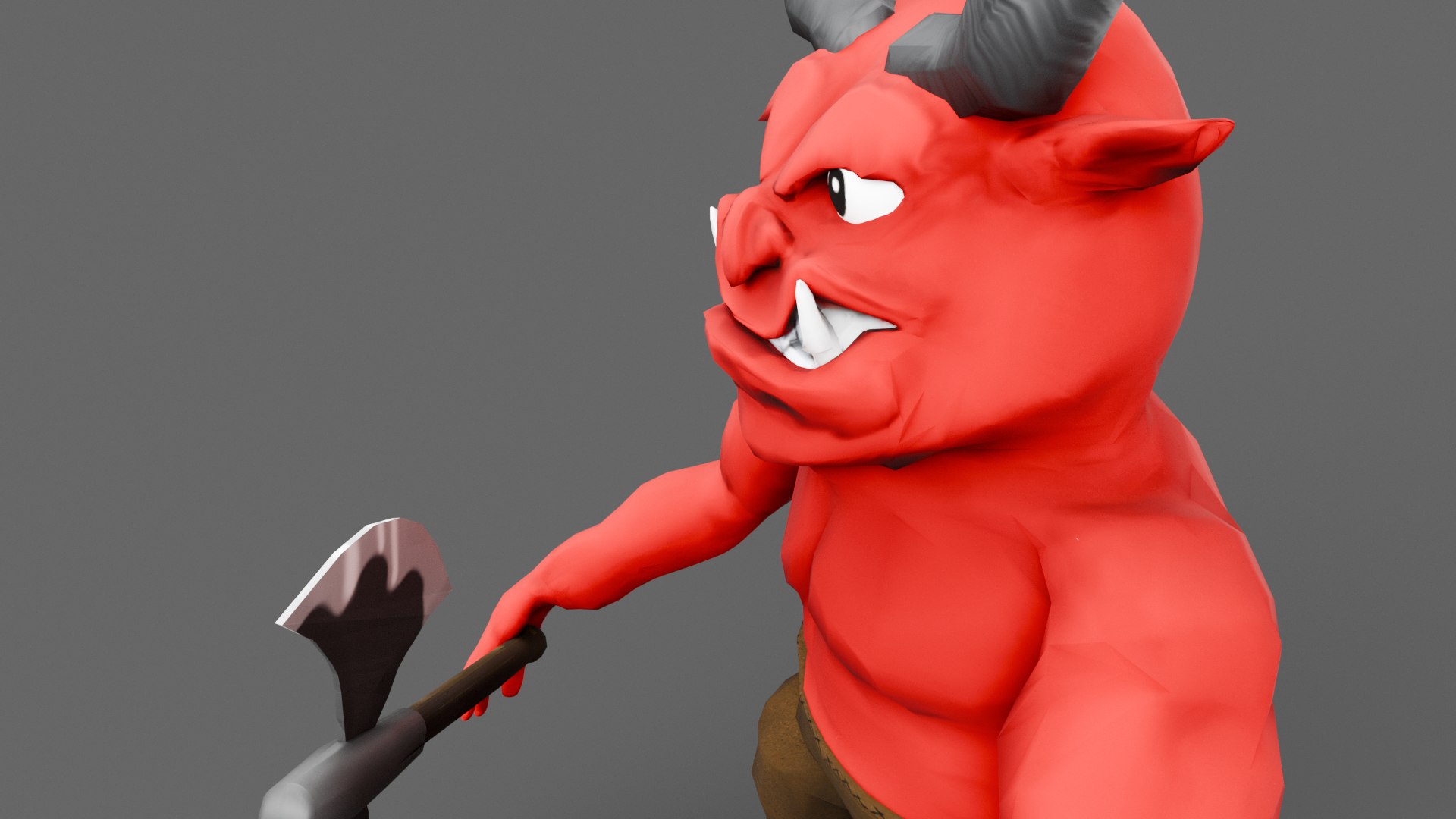 Stylized Demon Troll 3D Model - TurboSquid 2337279