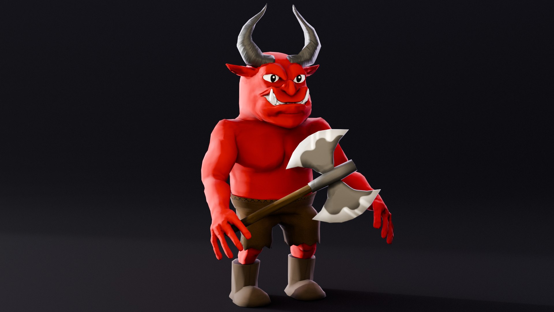 Stylized Demon Troll 3D Model - TurboSquid 2337279