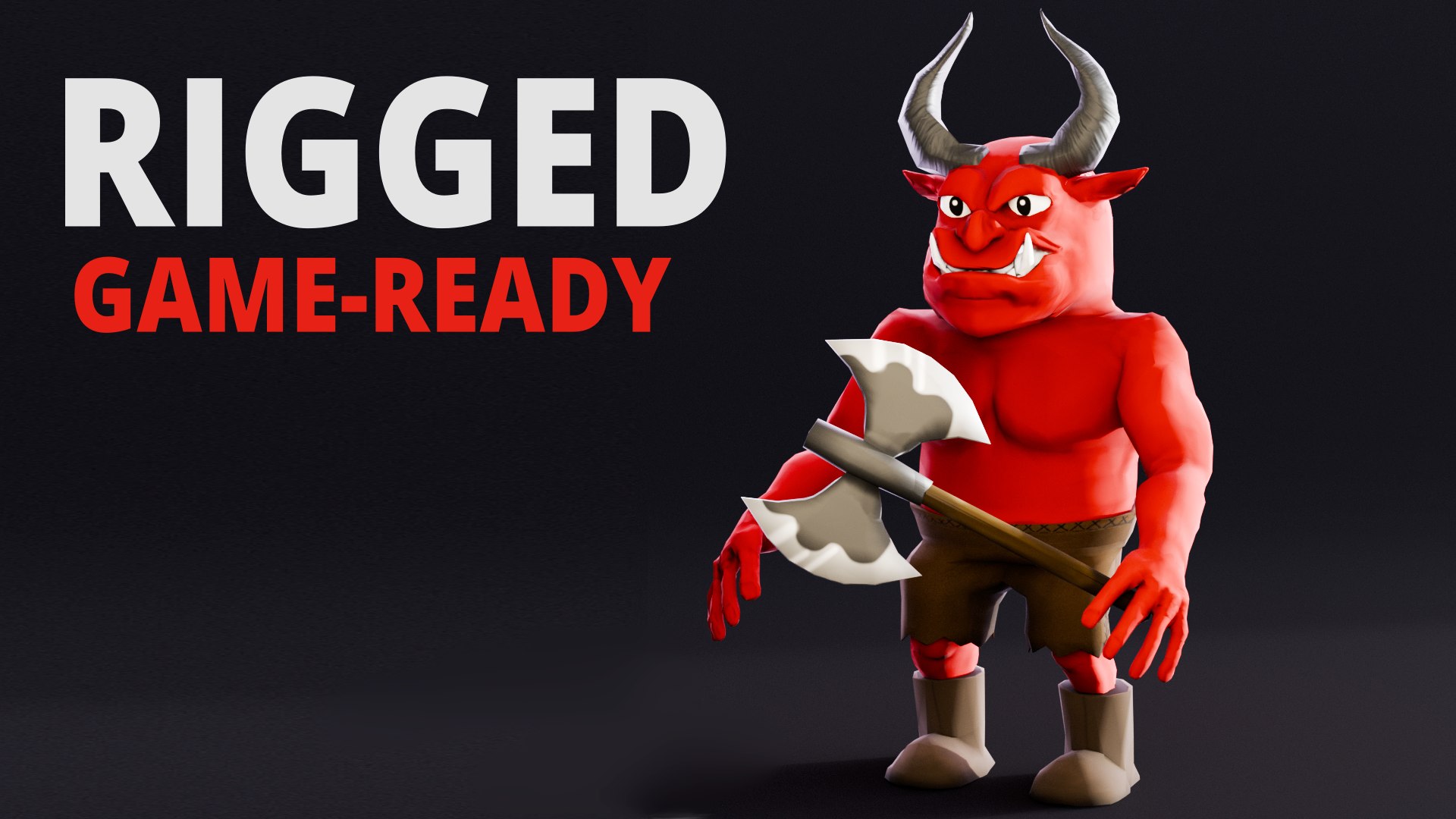 Stylized Demon Troll 3D Model - TurboSquid 2337279