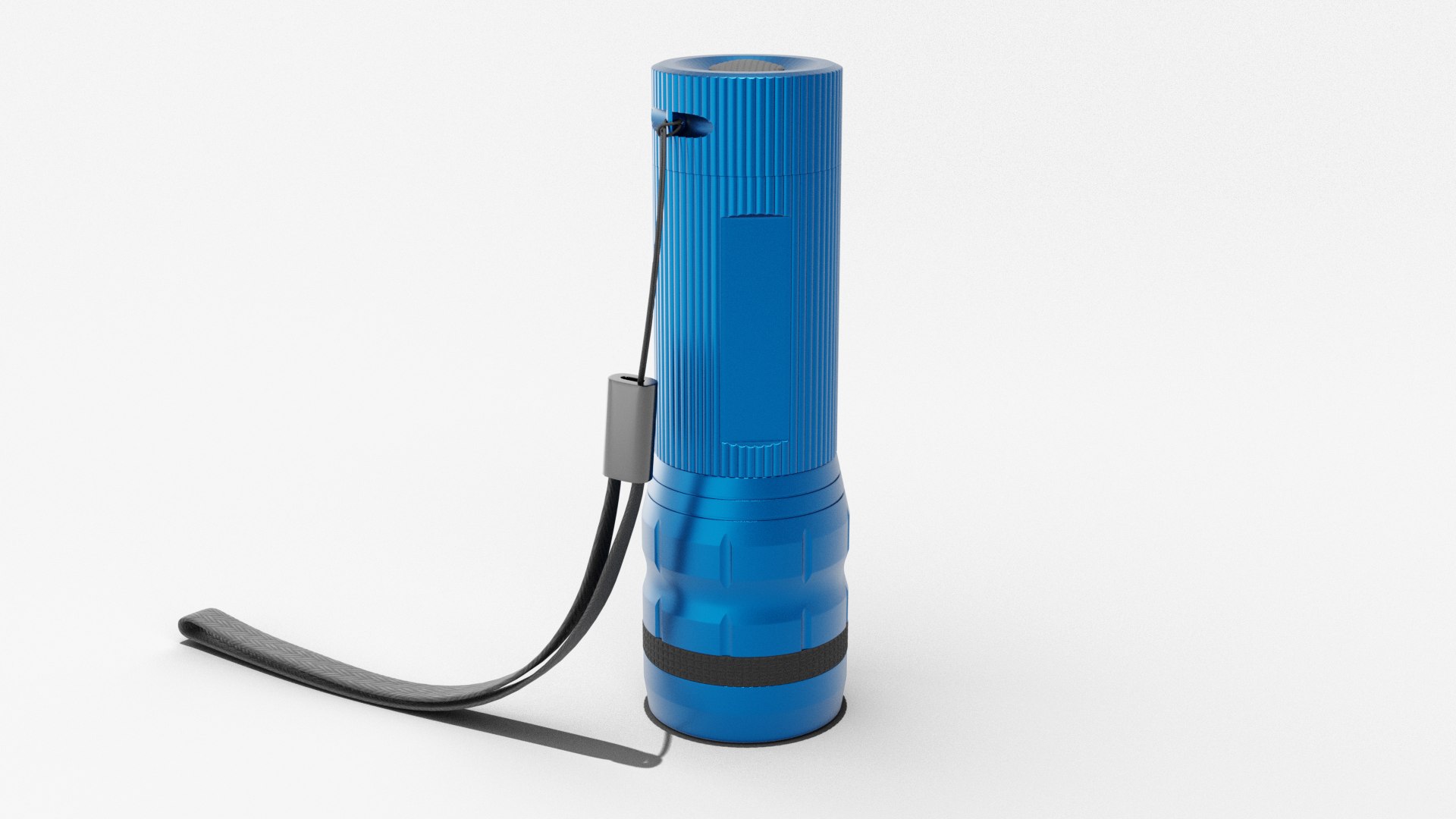 Flashlight Blue 3D Model - TurboSquid 1732969