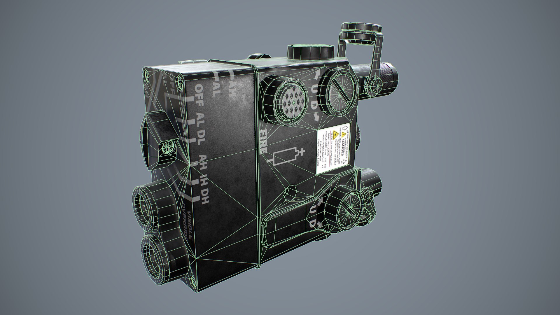 Aiming laser dbal-a3 3D model - TurboSquid 1344971