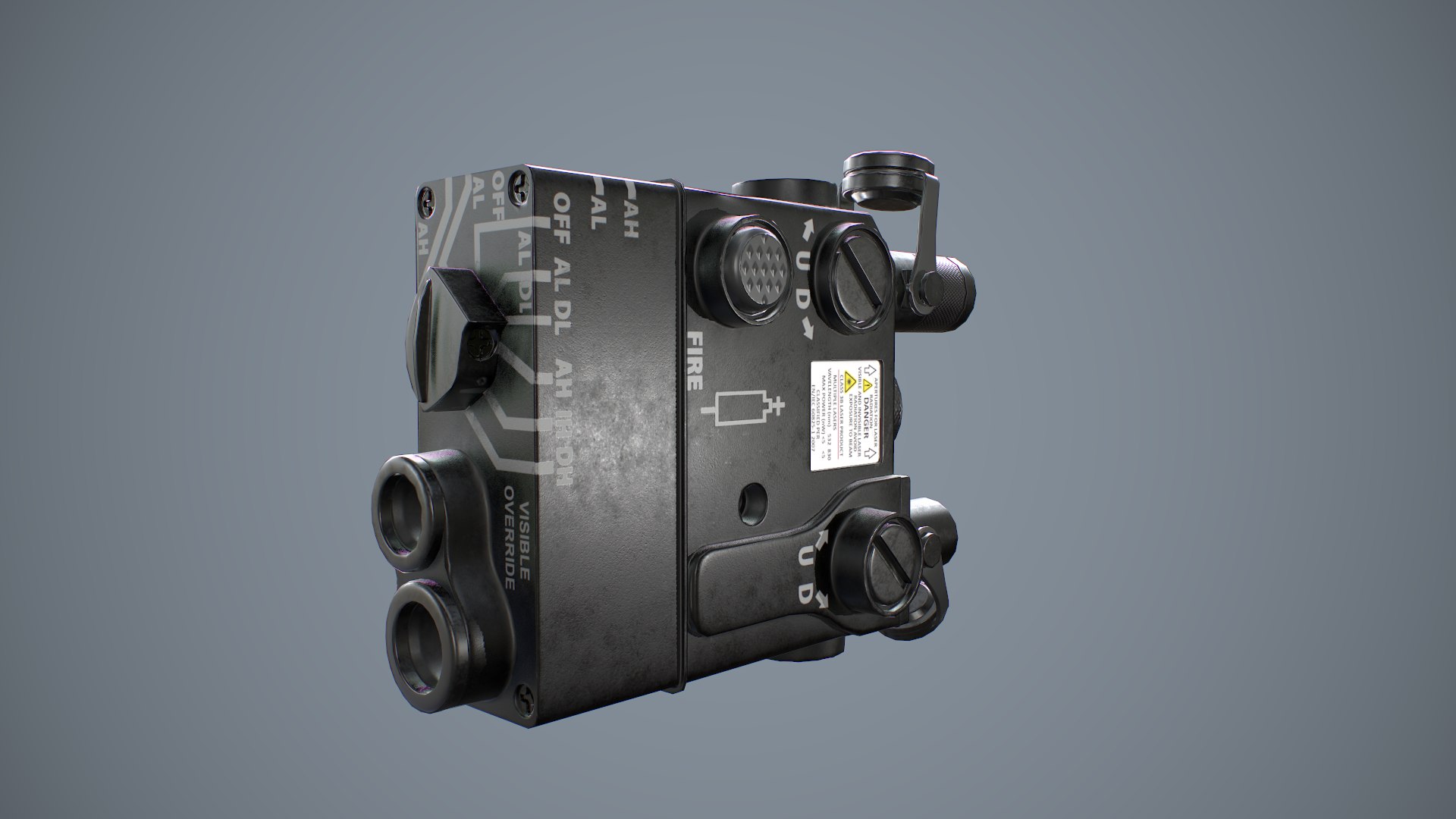 Aiming laser dbal-a3 3D model - TurboSquid 1344971