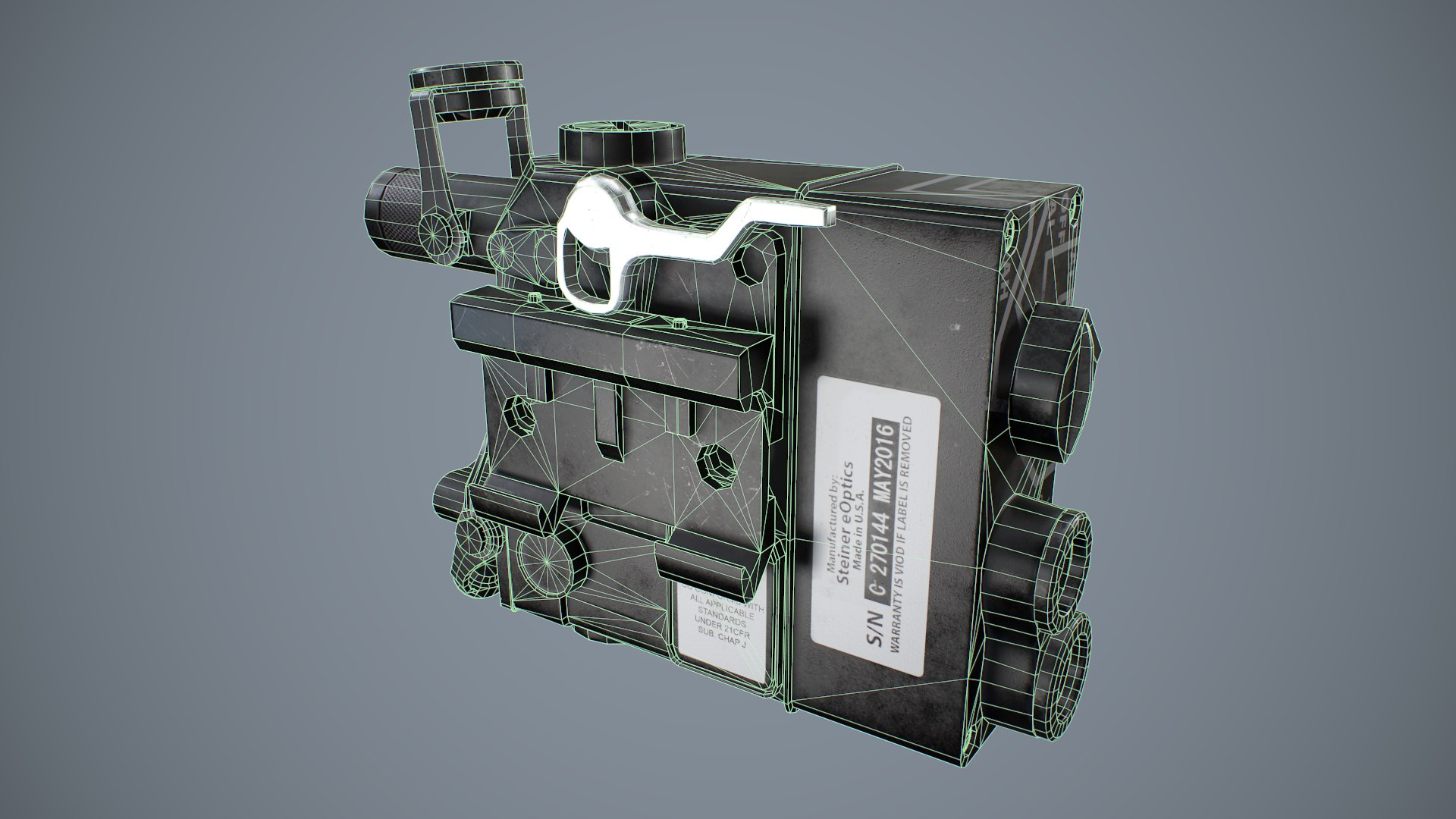 Aiming laser dbal-a3 3D model - TurboSquid 1344971