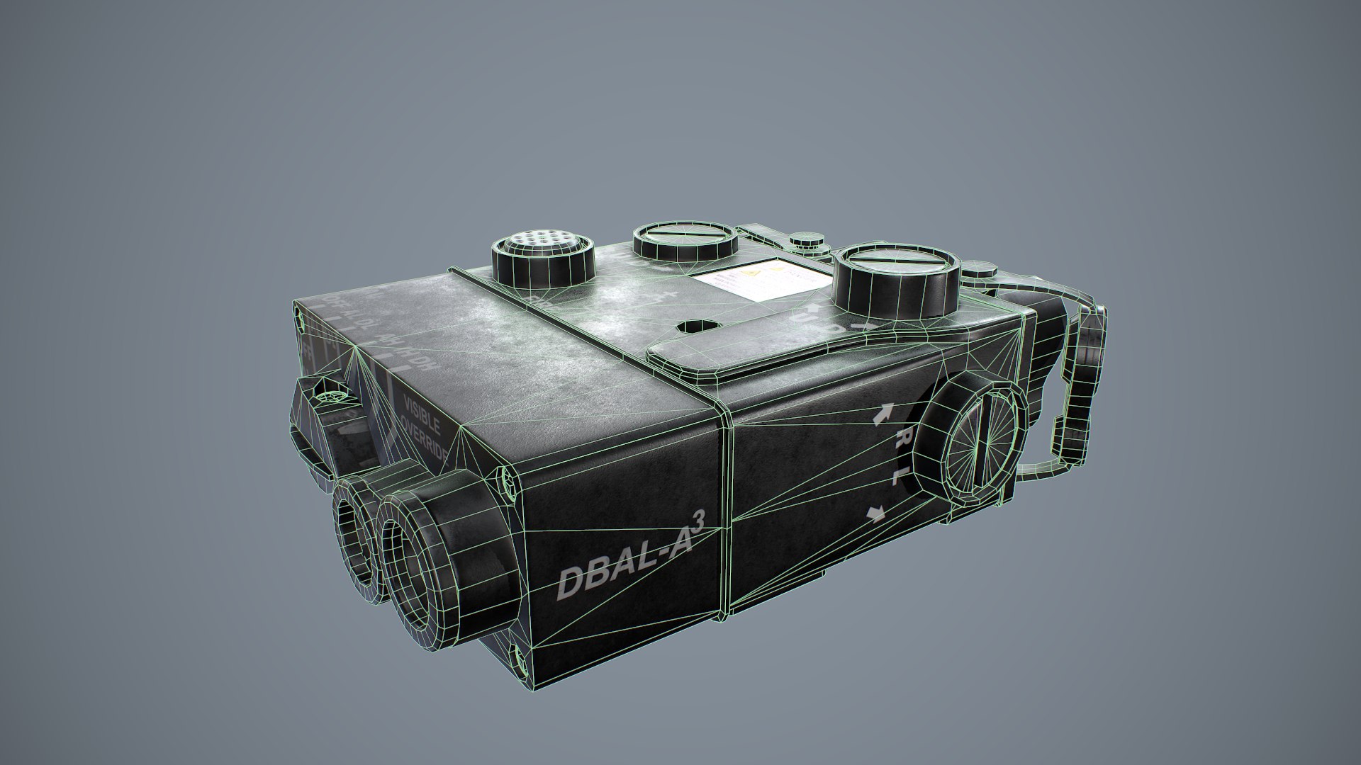 Aiming laser dbal-a3 3D model - TurboSquid 1344971
